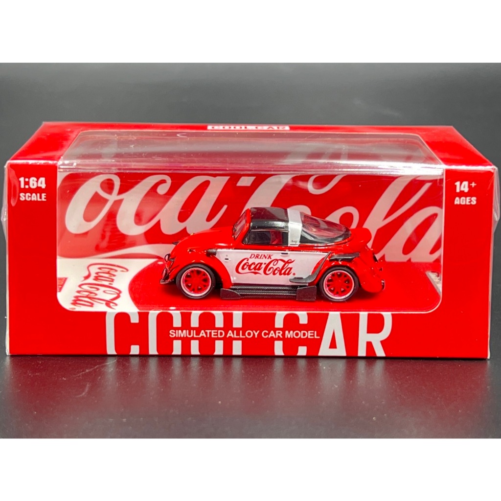 CoolCar 1/64 Coca-Cola livery diecast model. Beetle | Shopee Thailand