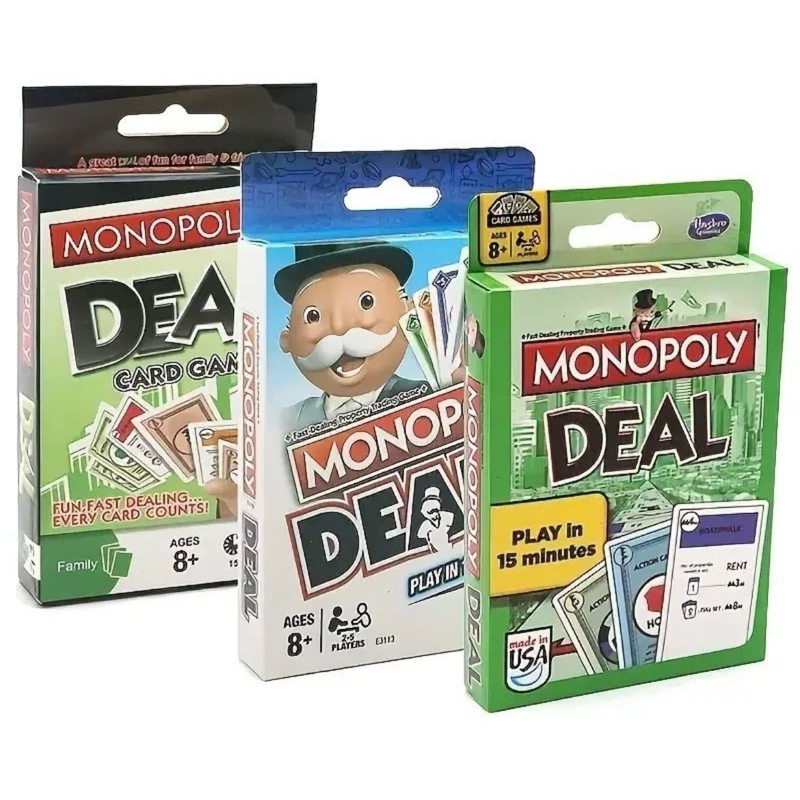 การ์ดเกมส์ “Monopoly Deal“ Card Game เกมเศรษฐี (Packet-กล่องกระดาษ ...