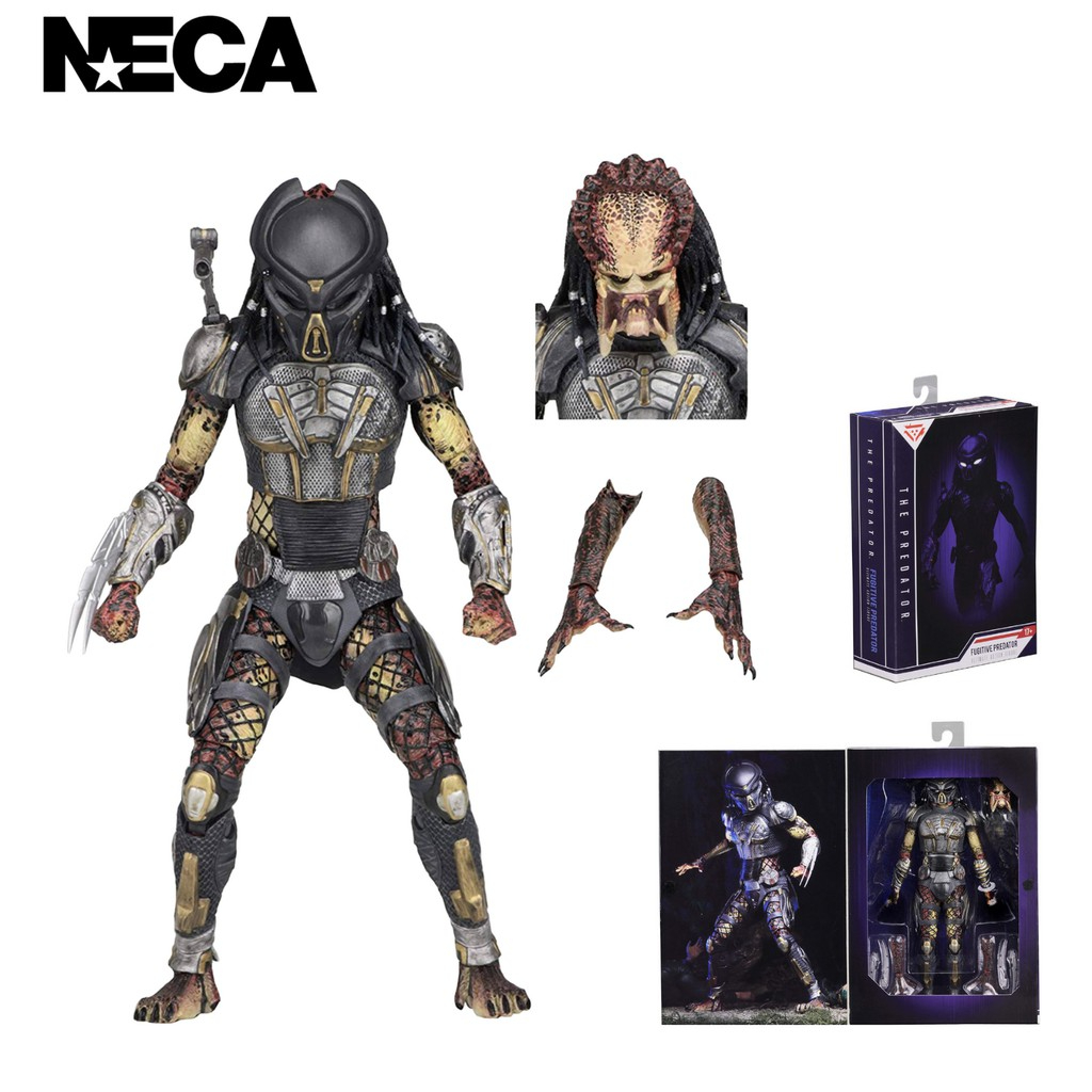 (NECA) Predator (2018) - 7" Scale Action Figure - Ultimate Fugitive Predator | Shopee Thailand