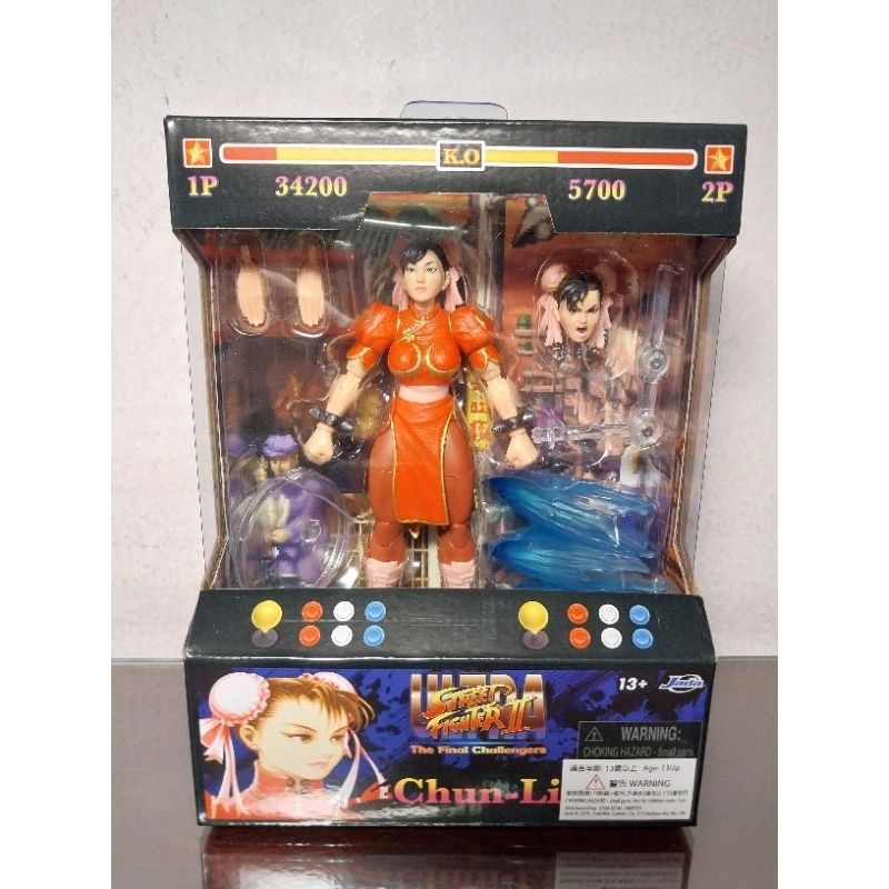 Jada Toys Street Fighter Chun Li Red Outfit | Shopee Thailand