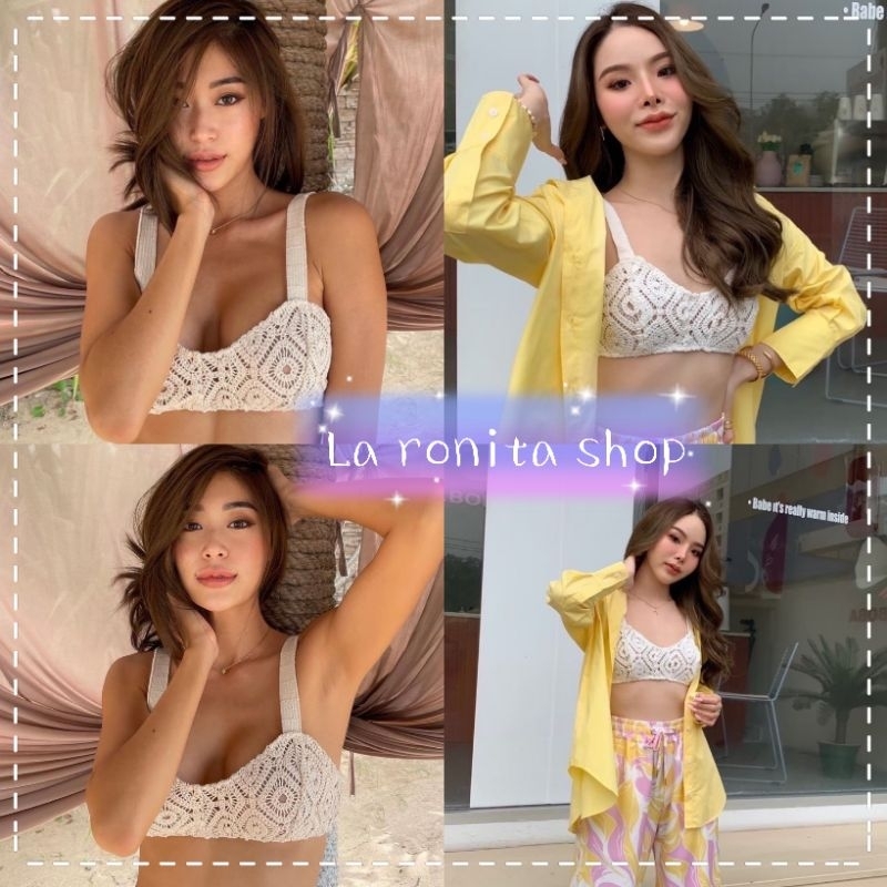 Valen basic Store บราลูกไม้ เป็นงานทอมือนะคะ ไปทะเลต้องจัดเลยค้า แมทช์กับอะไรก็สวย ติดตู้ค่า ...