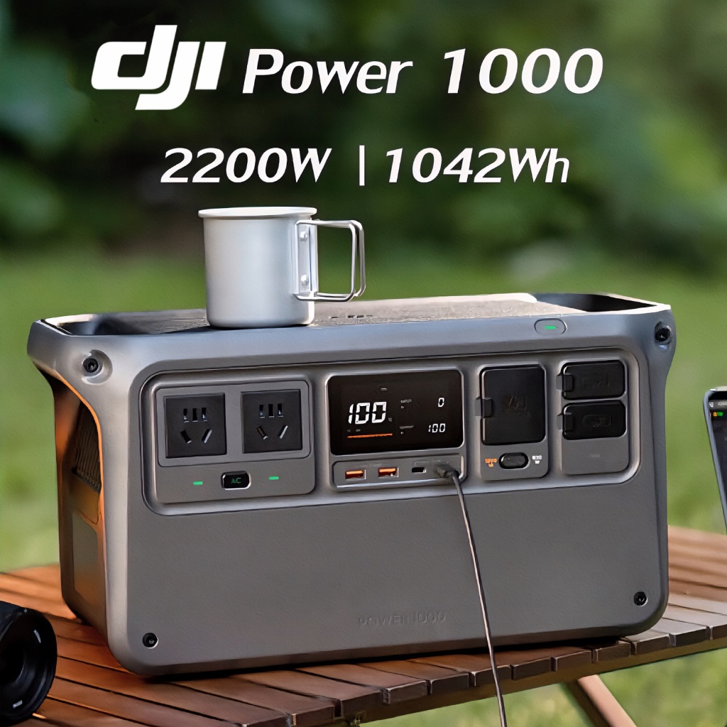 DJI Power1000 Portable Power Station 2200W 1042Wh แบตเตอรี่สำรองไฟ 220V ...