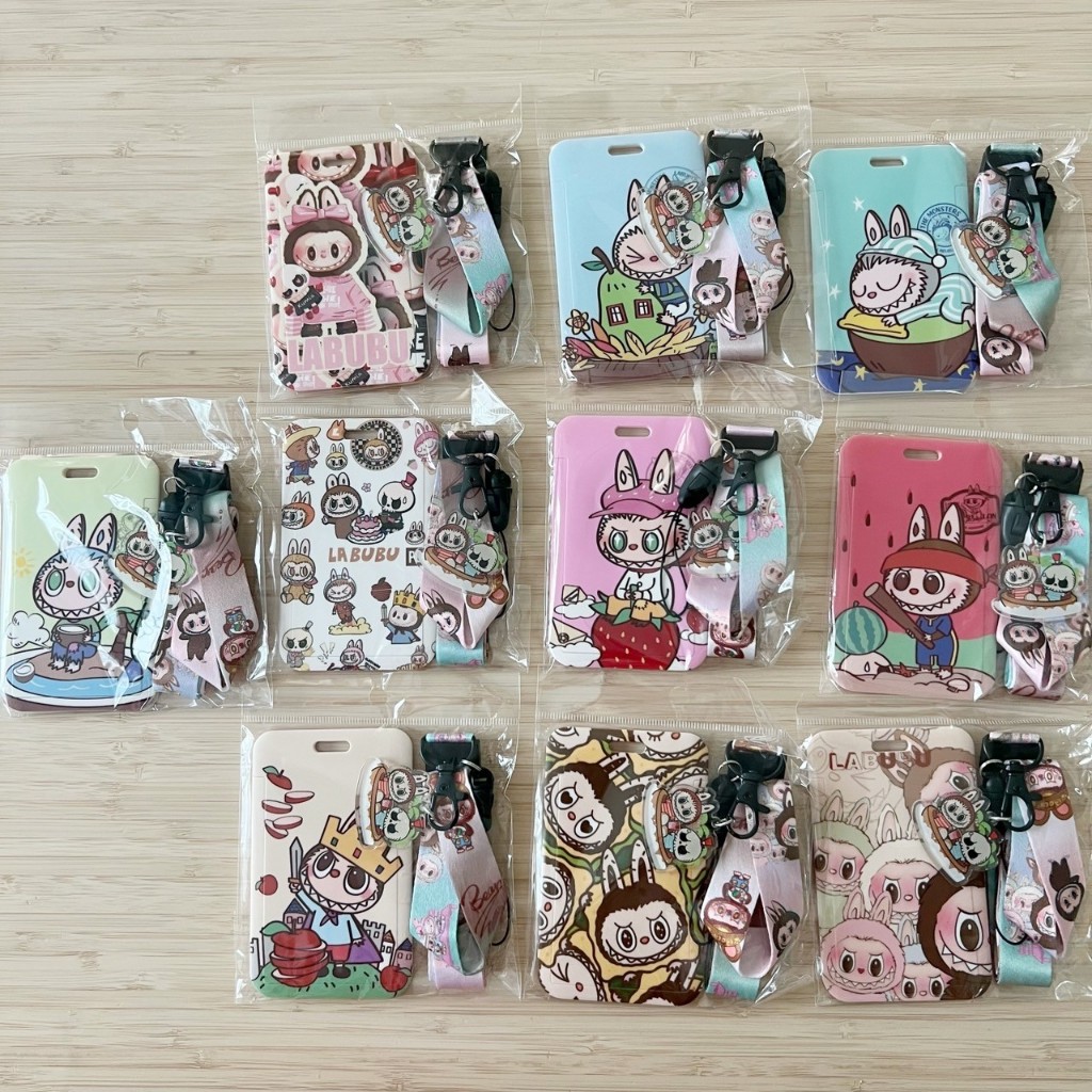 สายคล้องคอใส่บัตร popmart character | Shopee Thailand