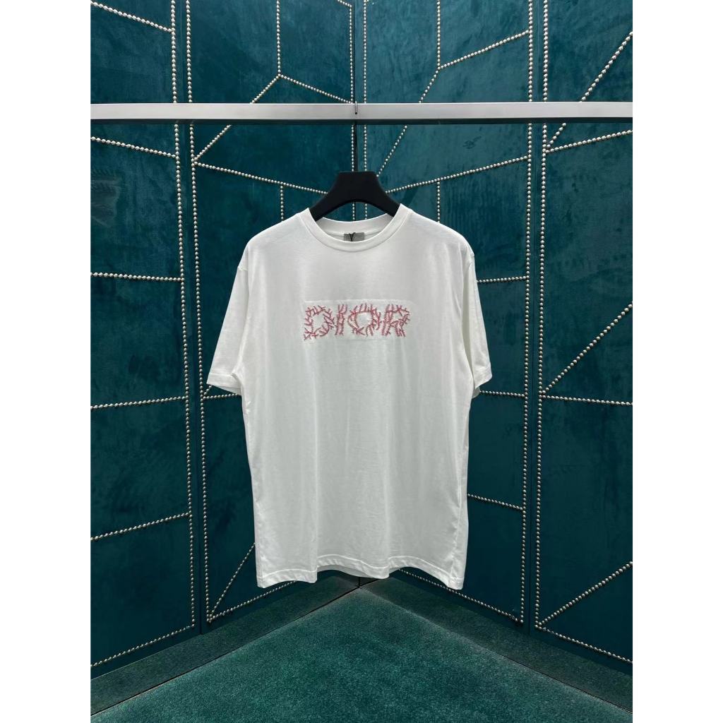 เสื้อยืด Dior 24SS 1:1 งานสูงสุด รูปถ่ายตัวจริง เทียบแท้ 99% จัดส่งฟรี แท้ 99 % | Shopee Thailand