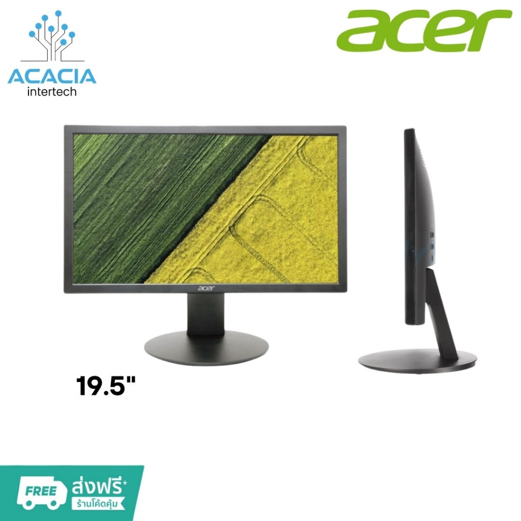 Monitor (จอมอนิเตอร์) 19.5'' ACER E200Qbi (TN, VGA, HDMI) 75Hz ของแท้ ...