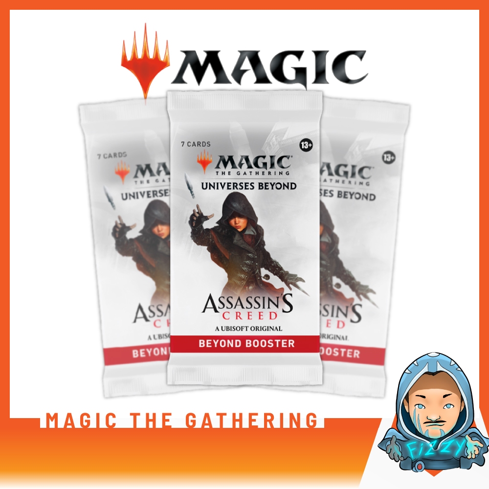 [FIZZY] Magic the Gathering (MTG): Universes Beyond: Assassin's Creed - Beyond Booster Pack ...