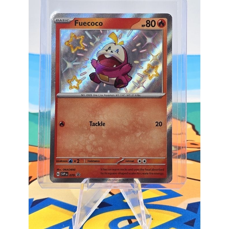 Pokemon Card "Fuecoco Shiny Promo 079" ENG Paldean Fates | Shopee Thailand