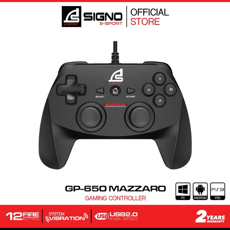 SIGNO E-Sport MAZZARO GP-650 Gaming Controller จอยเกมส์ | Shopee Thailand