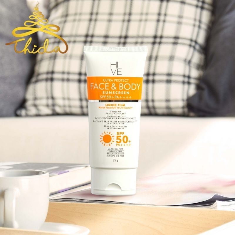 ครีมกันแดด HIVE ULTRA PROTECT FACE & BODY SUNSCREEN SPF50+ PA ...