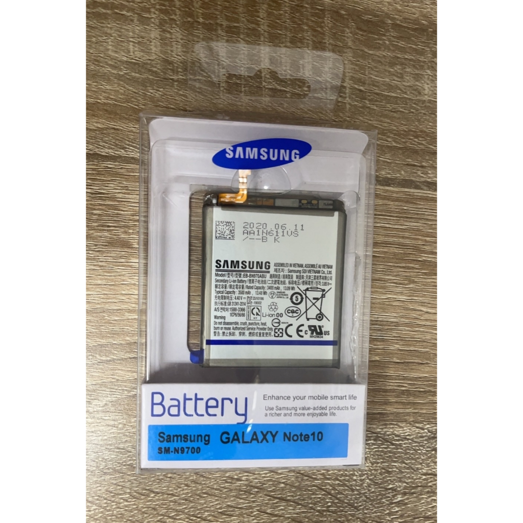 แบตเตอรี่แท้ For Samsung Galaxy Note 10 Note10 5G N970 Battery Model EB ...