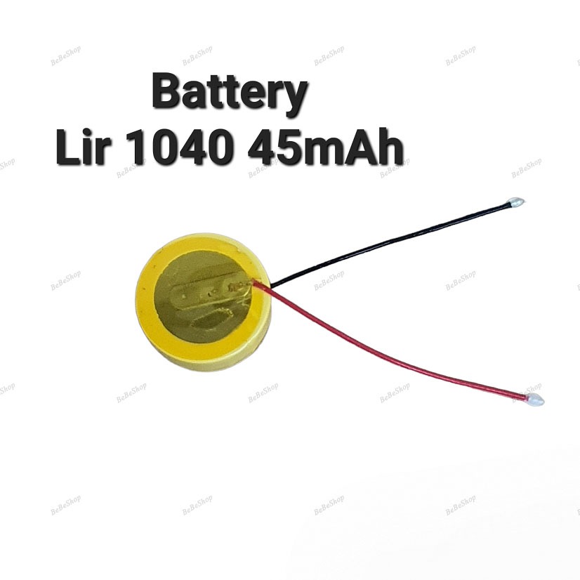 แบตเตอรี่ หูฟัง Lir1040 Small Button Lithium Ion Battery 3.6V Tws ...