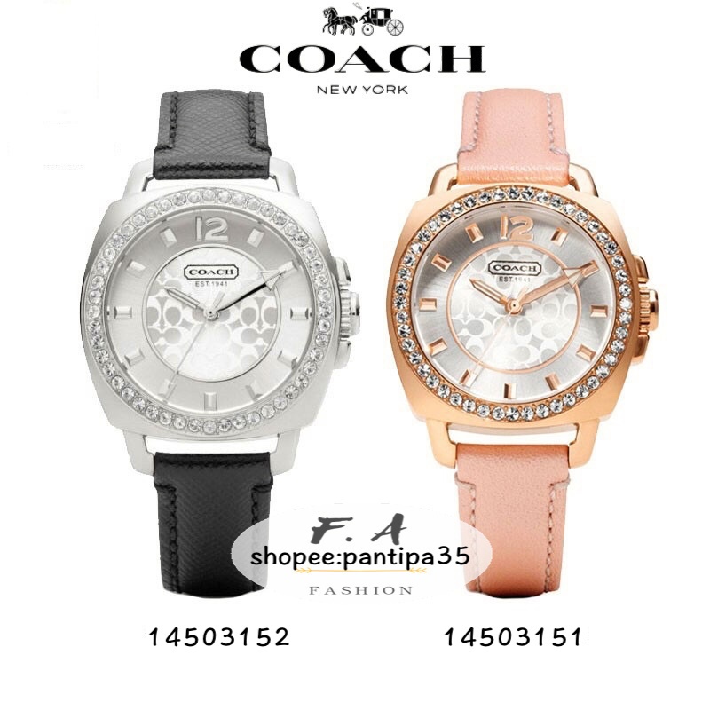 F.A ของแท้100% Coach 14503151 14503152 - 34 mm นาฬิกาแบรนด์เนมCOACH ...