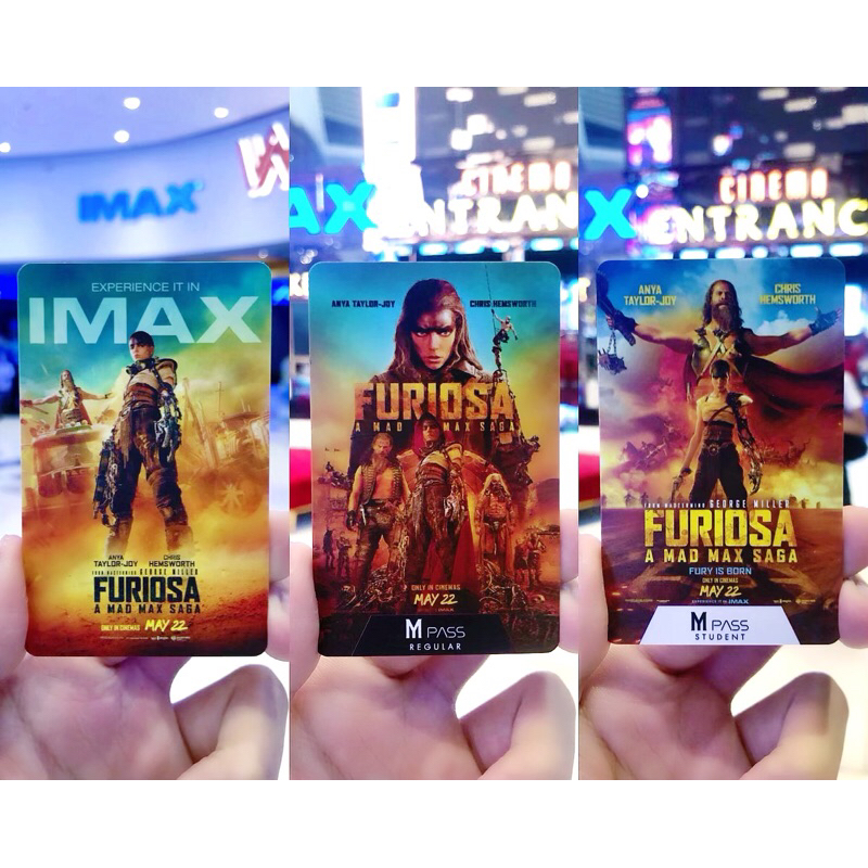 (ทักขอลด30%) บัตรสะสม Furiosa: A Mad Max Saga บัตร M Pass และ บัตร IMAX ...