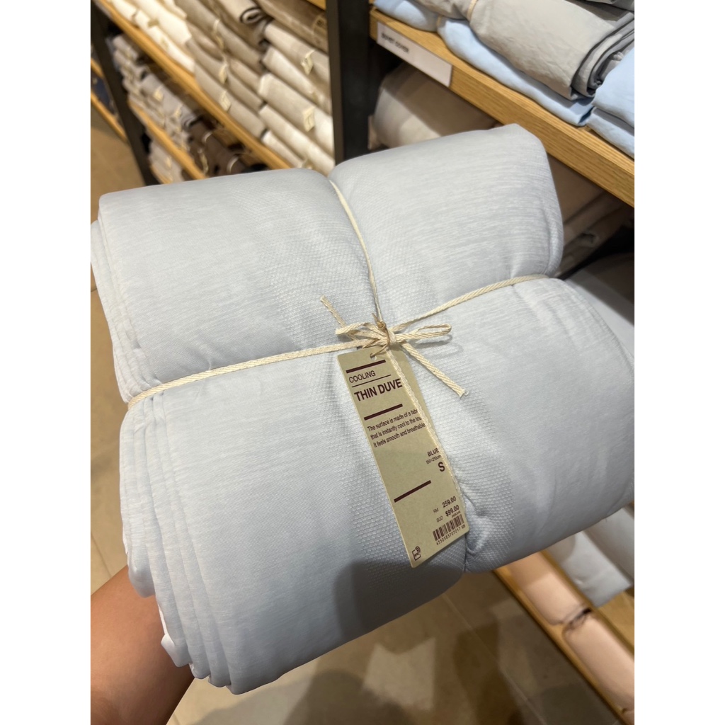 New series !! MUJI Cooling Thin Duvet ผ้าห่มเย็นมูจิ ผ้านวมคูลลิ่งแบบ ...