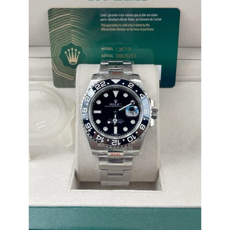ROLEX GMT master ll top Swiss Automatic Clone เครื่อง caliber 3186 ขนาด ...