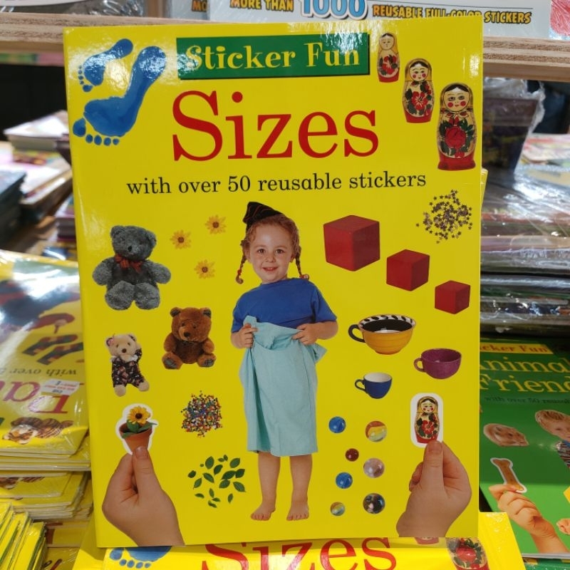 พร้อมส่ง Sticker Fun Sizes เสริมการเรียนรู้ | Shopee Thailand