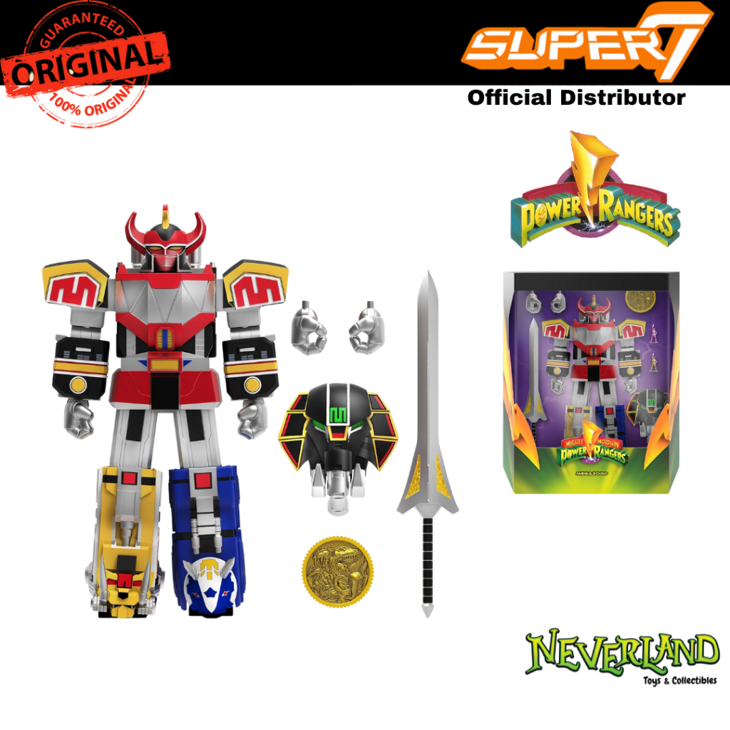 Super7 Mighty Morphin Power Rangers Dino Megazord ULTIMATES! Wave 3 ...