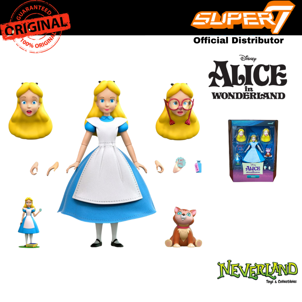 Super7 Disney Alice in Wonderland Alice ULTIMATES! Wave 2 Figure ...