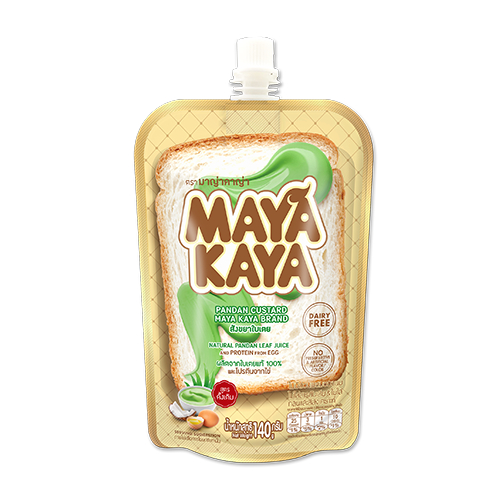 Maya Kaya สังขยาใบเตยพร้อมทานในซองบีบ (Maya Kaya A) ขนาด 140 กรัม ...