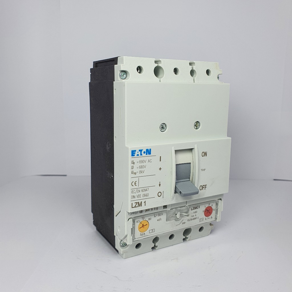 MCB 3P 63-80AT/160AF 36KA รุ่นLZMC1-A80 ยี่ห้อEATON | Shopee Thailand