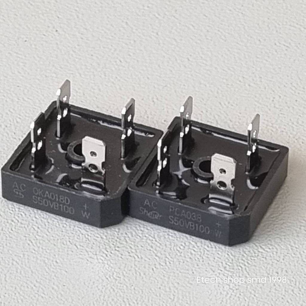 S50VB100(ของแท้ ) ไดโอดซิลิคอนเครื่องเชื่อมอินเวอร์เตอร์50A 1000V วงจรเรียงกระแสBRIDGE DIODE ...