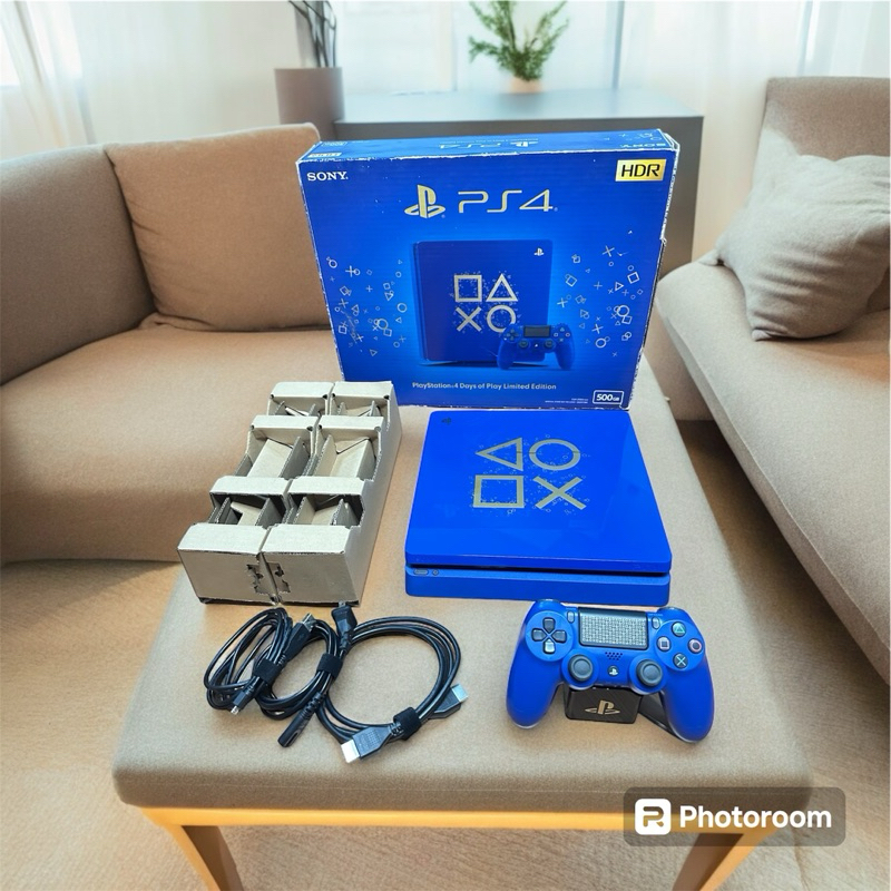 เครื่องเกมส์ PS4 Slim Limited Edition Day of Play +จอย Limited บอร์ด ...