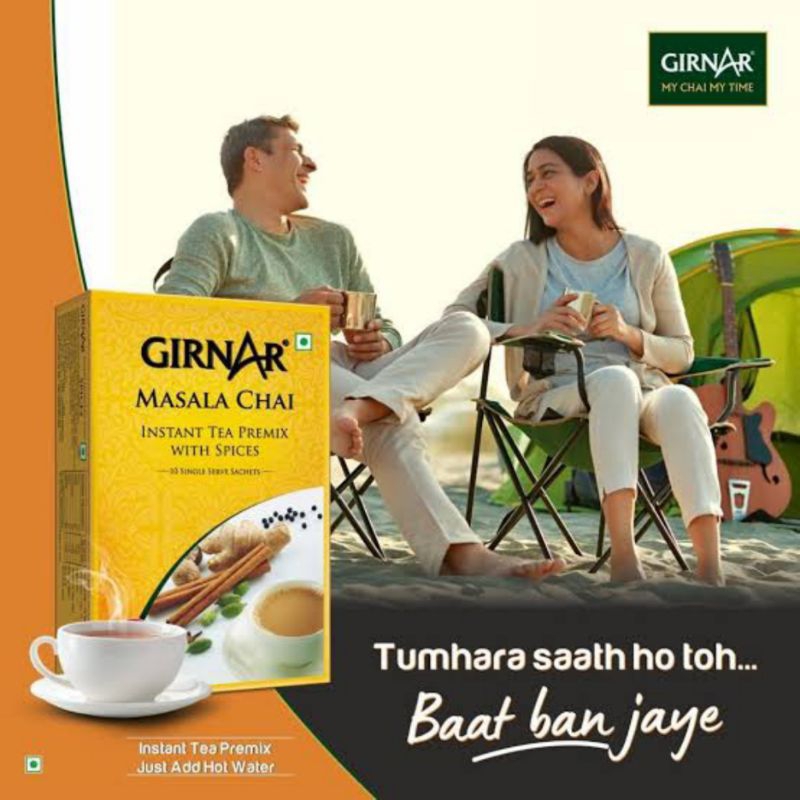 Girnar Masala Instant Tea 10 Pouches (Fresh Stock) | Shopee Thailand