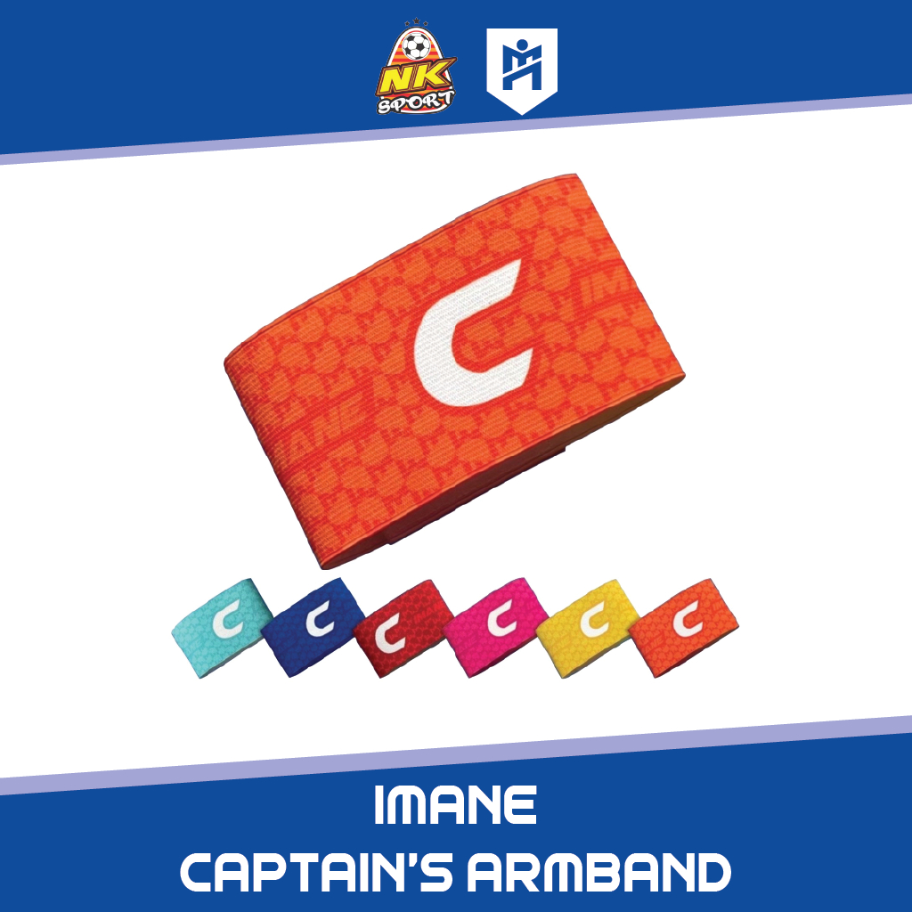 IMANE ปลอกแขนกัปตันทีม IMANE รุ่น IMS5 001 ปลอกแขนมีเทปยืดหยุ่นปรับได้ตามที่ต้องการ สีสันสดใส ...