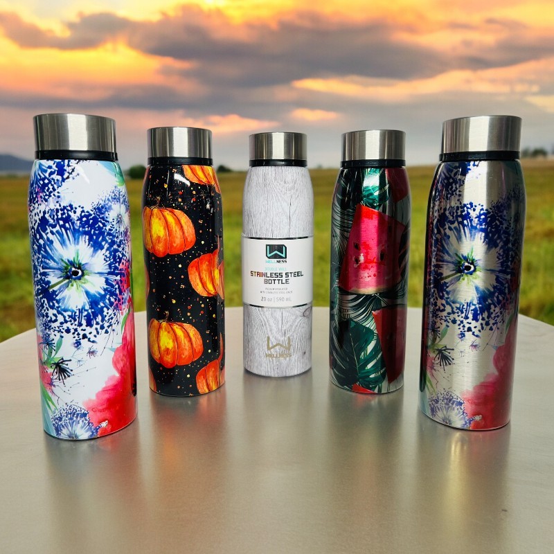 ขวดน้ำสแตนเลส ขวดน้ำเก็บความเย็น-ร้อน ขวดน้ำเก็บอุณหภูมิ ไอน้ำไม่เกาะแก้ว ขนาด 590ML | Shopee ...