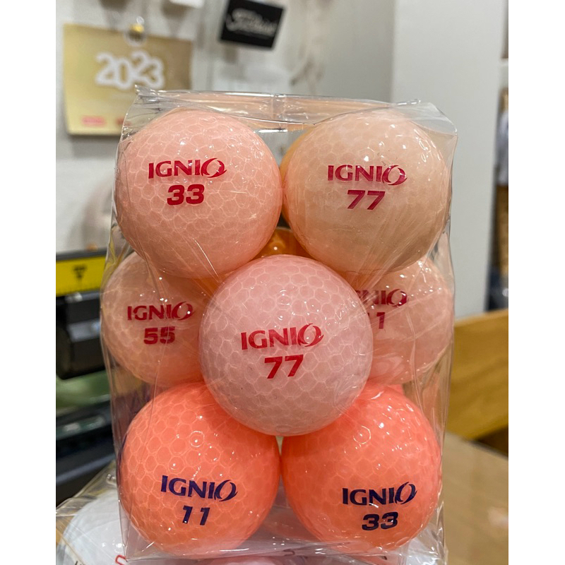 ลูกกอล์ฟ IGNIO มือสอง 12 ลูก 60-70% | Shopee Thailand