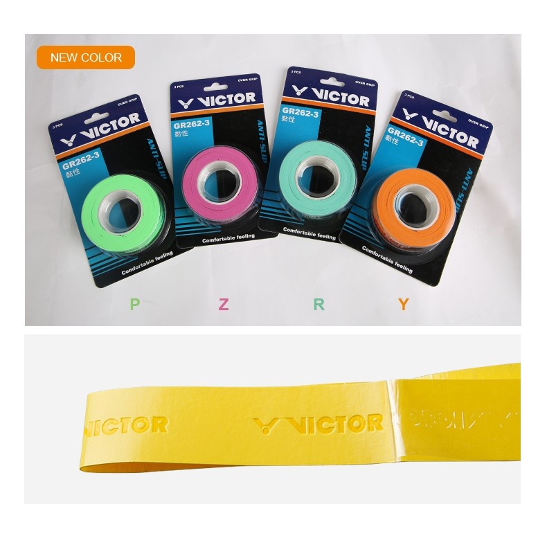 VICTOR กริปพันด้าม ที่พันด้ามไม้แบดมินตัน รุ่น GR262-3 | Shopee Thailand