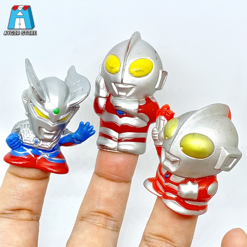 Finger Puppet Ultraman หุ่นนิ้วมือ ตุ๊กตาสวมนิ้ว โมเดลฟิกเกอร์ Figure ...