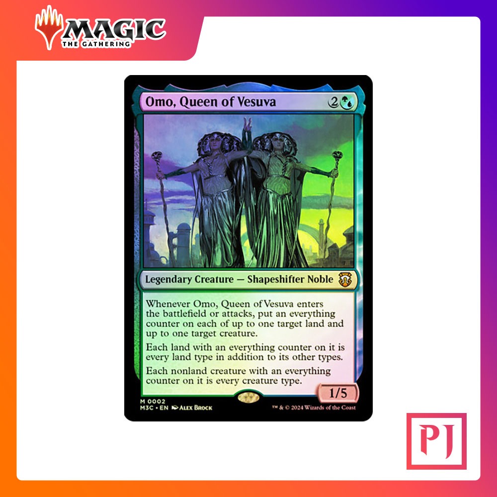 [MTG] Omo, Queen of Vesuva [M3C] [MULTI] [MYTHIC] [FOIL] [ENG] (การ์ดเม ...
