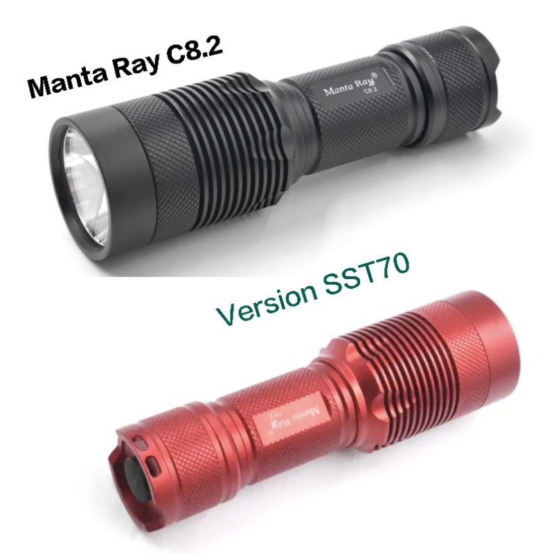 Manta Ray C8.2 Luminus SST-70/ 6500K INR26650*1 | Shopee Thailand