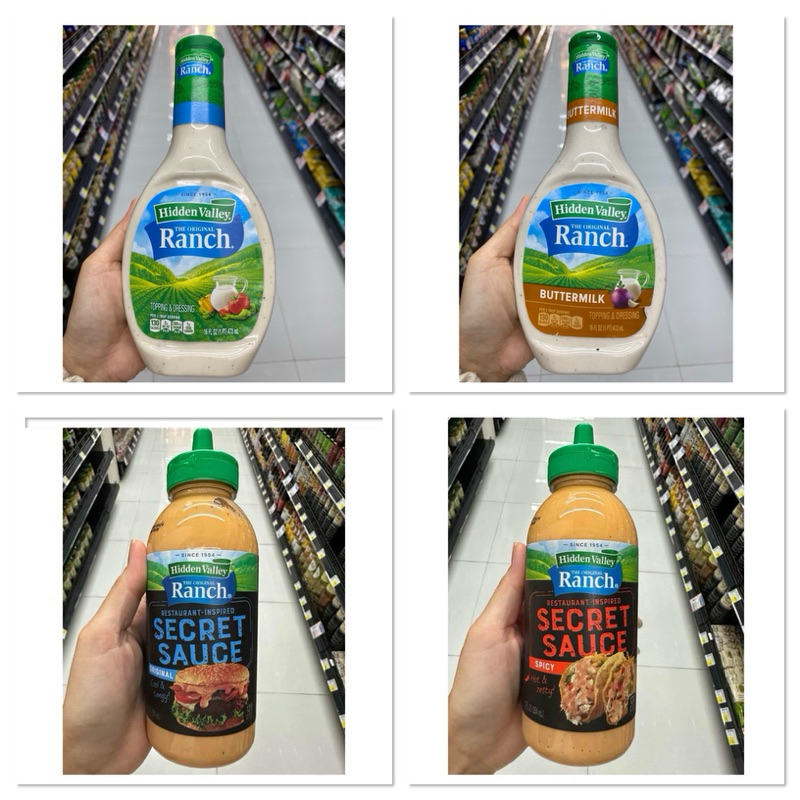 The Original Ranch Dressing Hidden Valley 473 Ml. น้ำสลัด ฮิดเดน วัลเลย ...