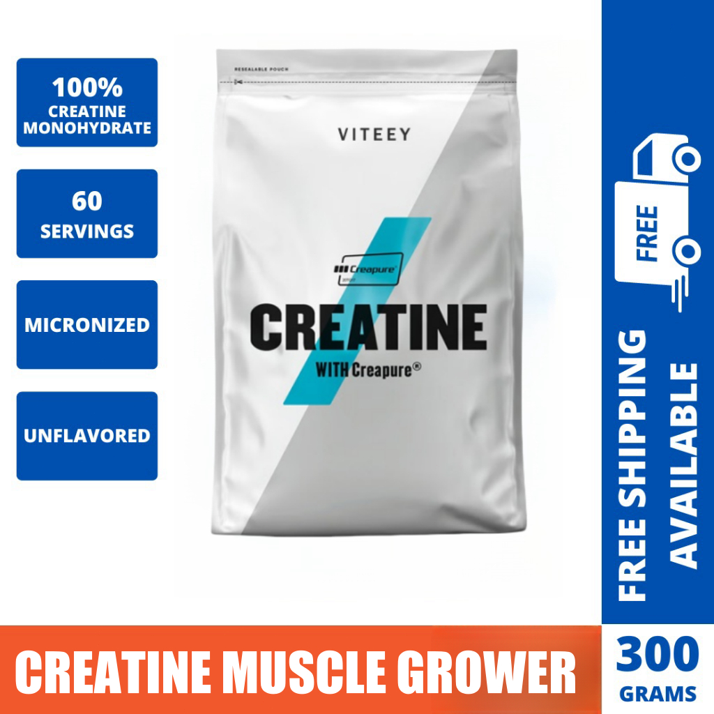 VITEEY Creatine โมโนไฮเดรต 300g 60 เสิร์ฟ | Shopee Thailand