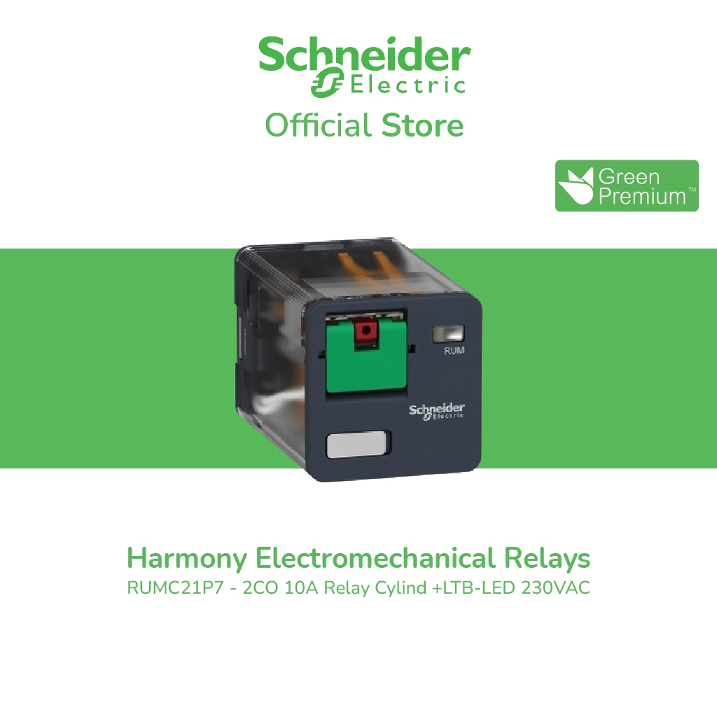 Schneider Electric universal plug in relay, ฮาร์โมนี Electromechanical ...