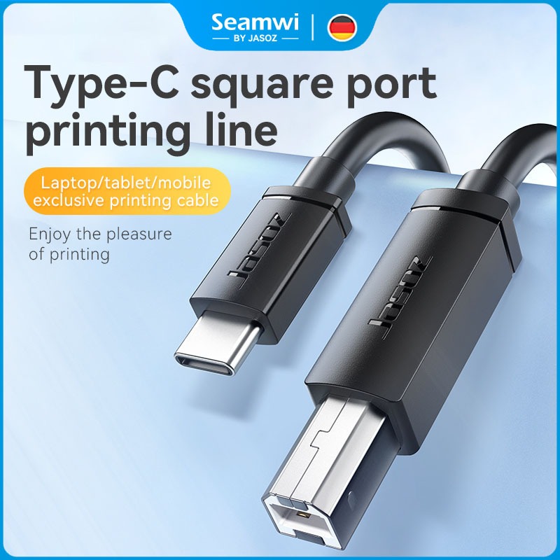 Seamwi Type C Printer Scanner Cord สายต่อปริ้นเตอร์ สาย USB C to USB ...
