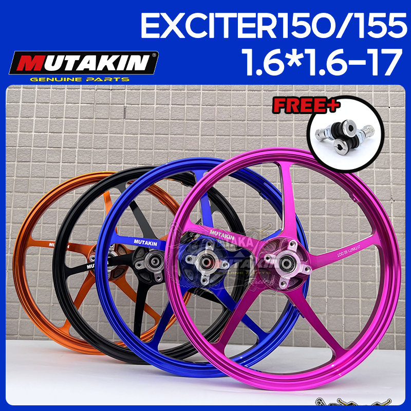 MUTAKIN 525 ล้อแม็ก CNC แม็กขอบ17 YAMAHA EXCITER150 EXCITER155 VVA (ล้อ ...