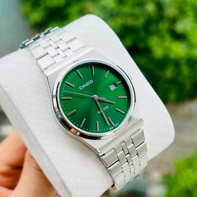 Casio ของแท้รุ่น MTP-B145D/B145Gด้วยลุคและเฉดสีแบบเรโทร การออกแบบ ...