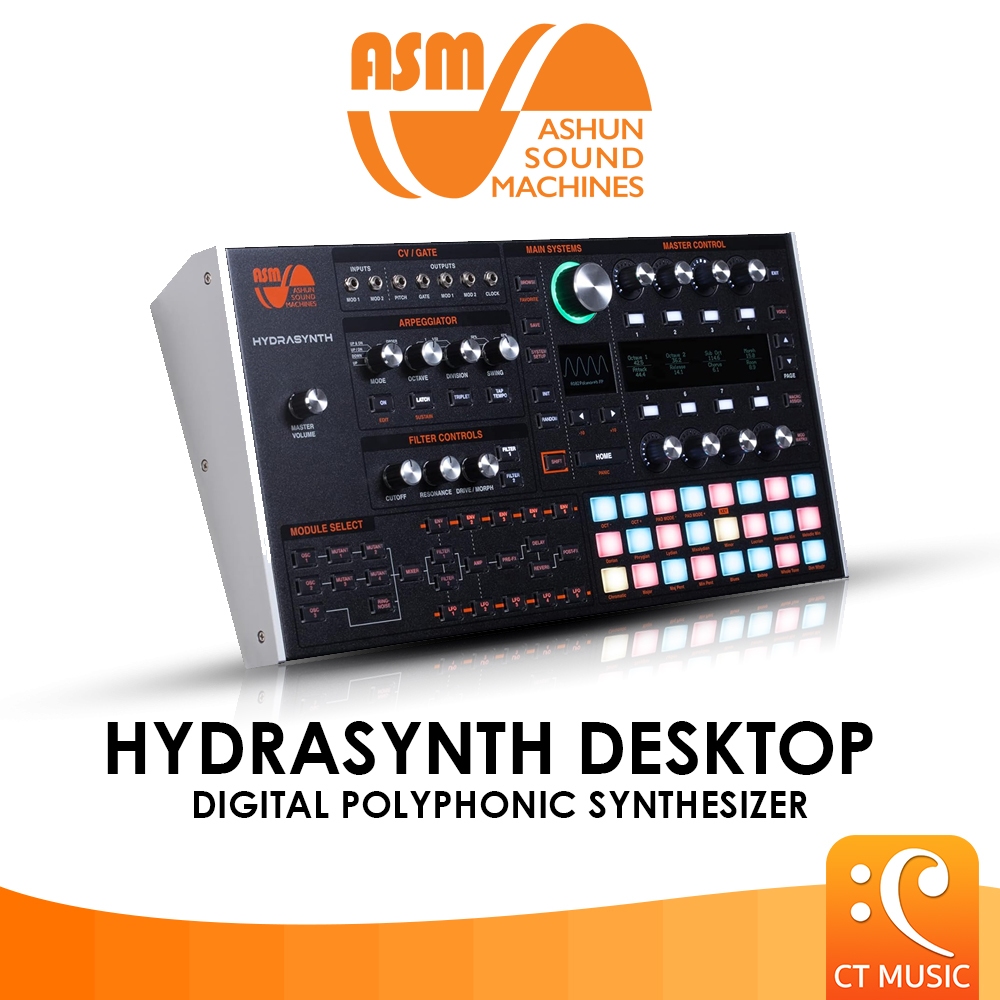 ASM Hydrasynth Desktop HSDR Digital Polyphonic Synthesizer คีย์บอร์ด ...