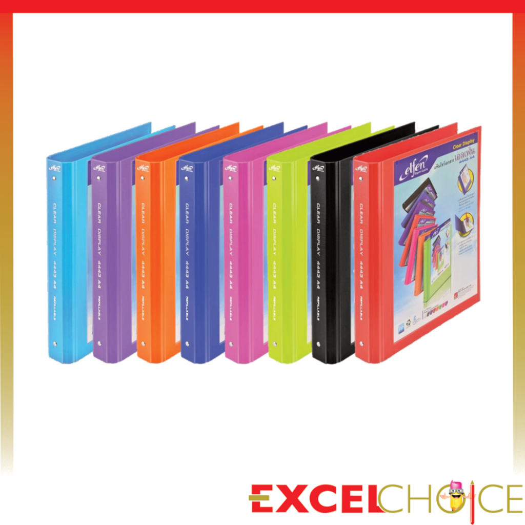 เอลเฟ่น แฟ้มโชว์เอกสาร 4443 A4 Elfen | Shopee Thailand
