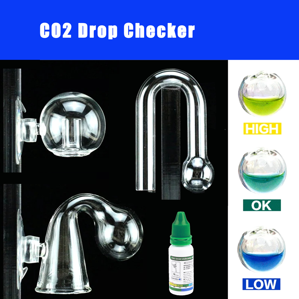 Drop Checker มีให้เลือก 3 แบบ ใช้วัดค่า CO2 ในตู้ไม้น้ำ แถมน้ำยาแบบไม่ ...