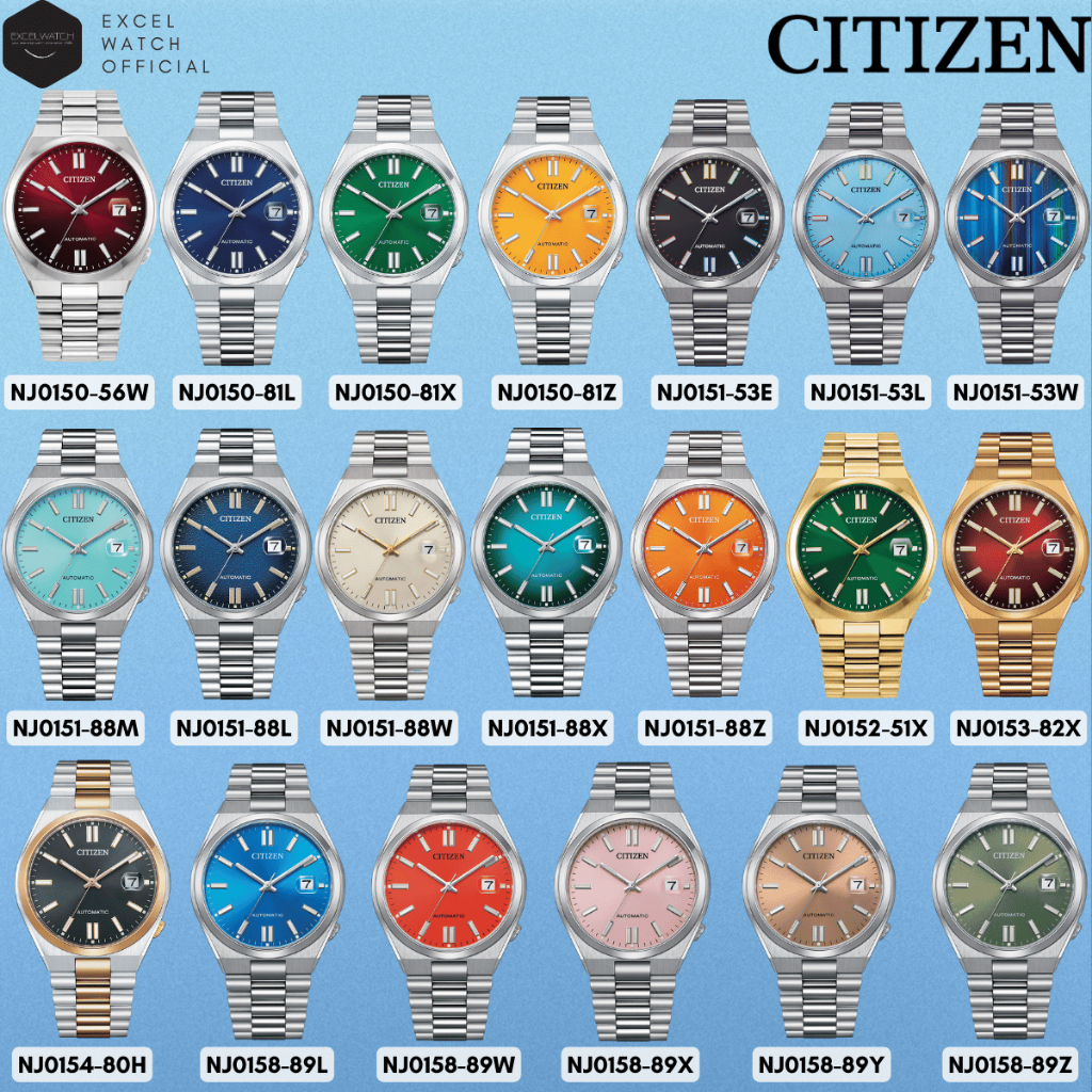 [ Excel Watch ] นาฬิกาซิติเซน ออโต้ CITIZEN Automatic รวมรุ่น Tsuyosa ...