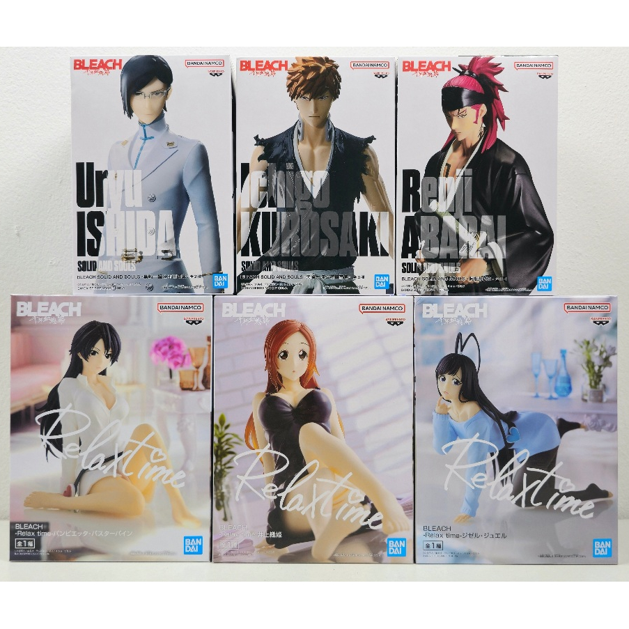 [ฟิกเกอร์แท้] Bleach - Ichigo / Byakuya / Renji / Orihime /Giselle ...