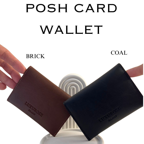 LUXUROSE POSH CARD WALLET Card Holderและกระเป๋าสตางค์ในใบเดียว พร้อมส่ง ...