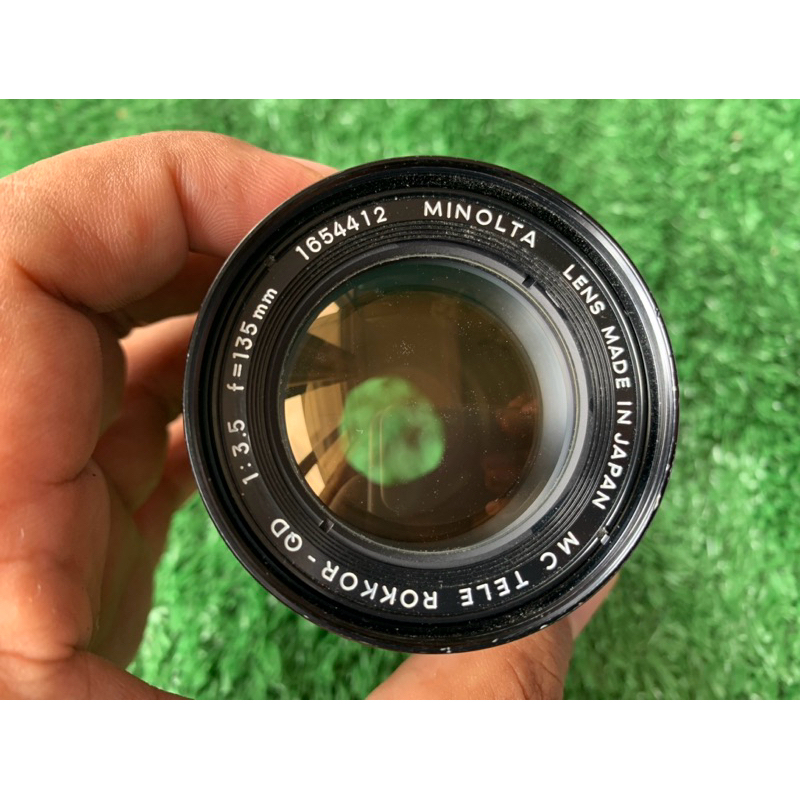 เลนส์มือหมุน Minolta MC-Tele Rokkor-Qd 135mm f3.5 ใช้งานได้ปกติ ...