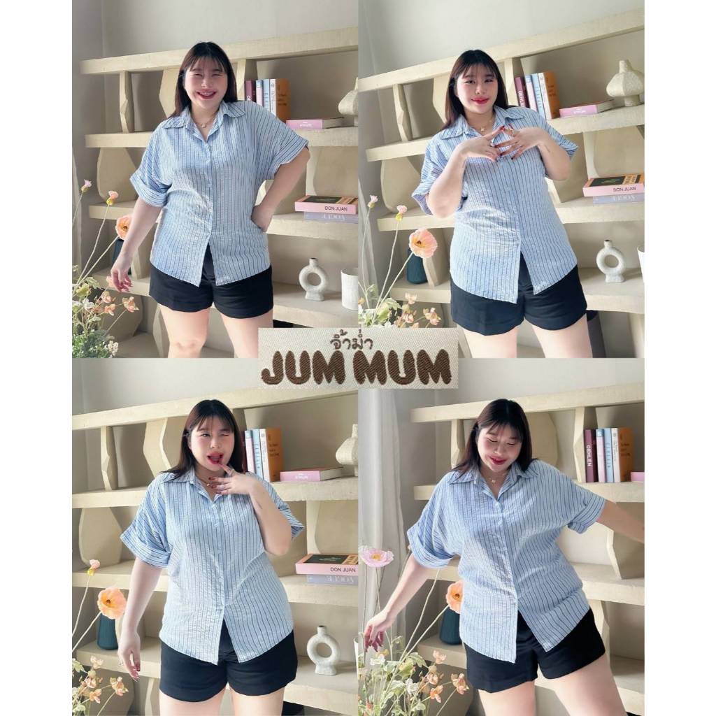 🔥Plussize🔥เสื้อคนอ้วน🔥 S อก 44” - 46” M อก 48” - 50” L อก 52” - 54” XL อก 56” - 60” | Shopee ...