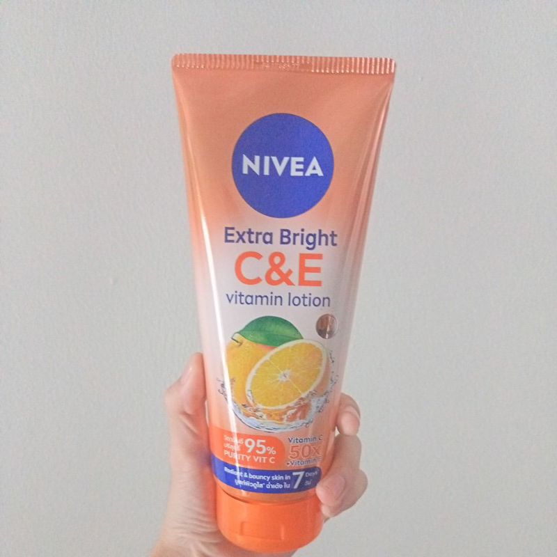 nivea Extra bright C&E vitamin lotion 320มล UV filter | Shopee Thailand