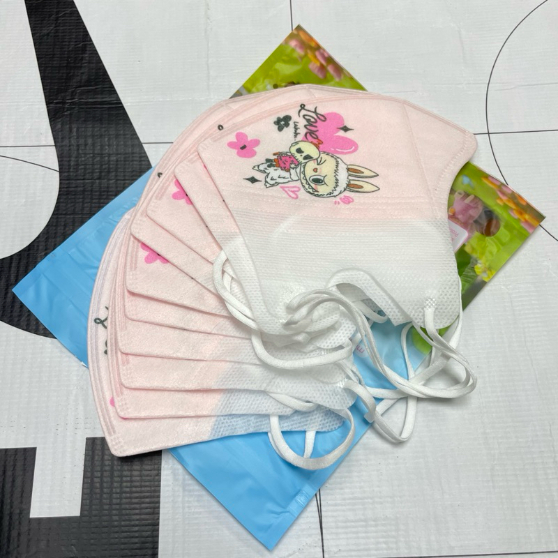 ผู้ใหญ่ 10 ชิ น Labubu Face Mask, การ ตูนพิมพ Labubu Face Cover, แบบ ...